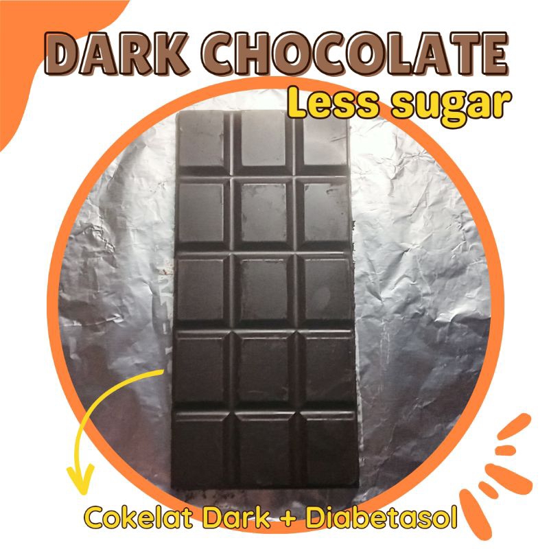 Jual Coklat Diet | Dark Coklat Batangan Rendah Gula | Bar Dark Coklat ...