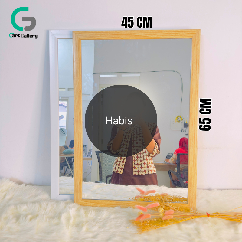 Jual Cermin Kaca Mirror Tempel Gantung Dinding Aesthetic 45 X 65 CM ...