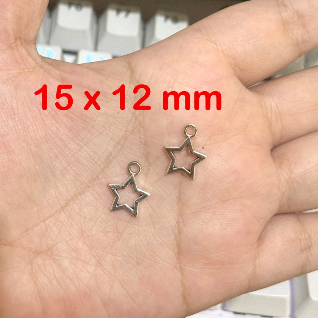 Jual 1 pcs Charm Aksesoris Besi - SERI BINTANG STAR | Shopee Indonesia