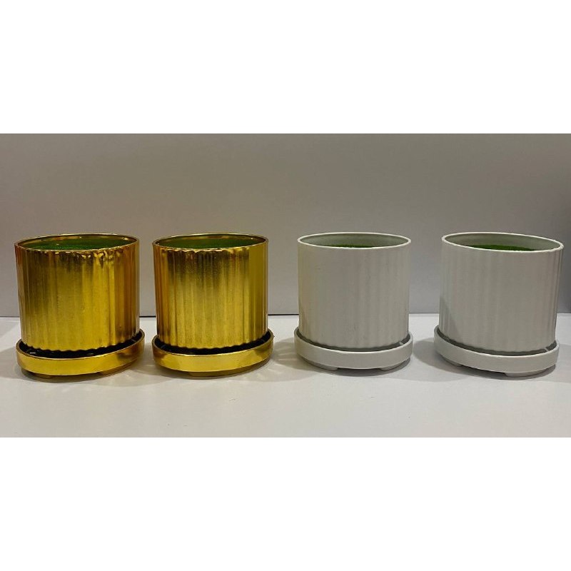 Jual Pot Bunga Plastik+Alas+Busa Lumut #90 | Shopee Indonesia