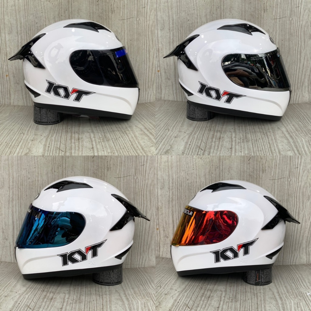 Jual HELM KYT R10 SOLID PUTIH|PAKET GANTENG R10\KYT R10\KYT ORIGINAL ...