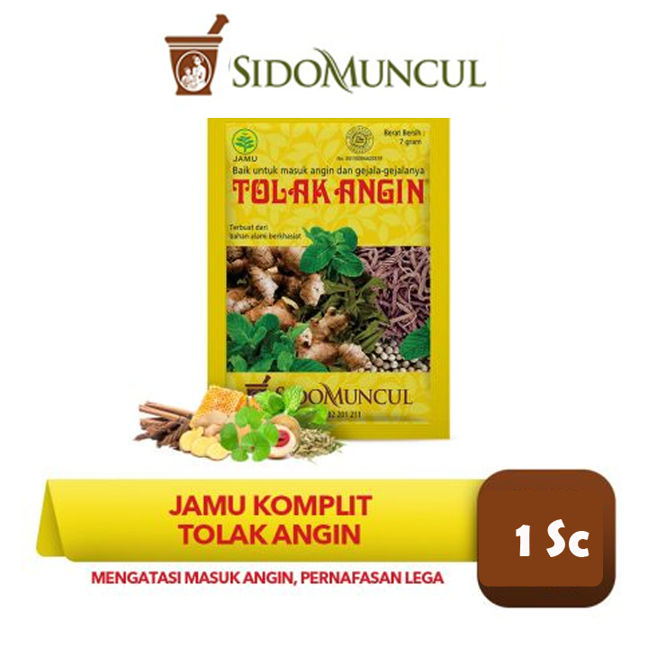 Jual Sido Muncul Jamu Tolak Angin 1 Sachet - Mengatasi Masuk Angin ...