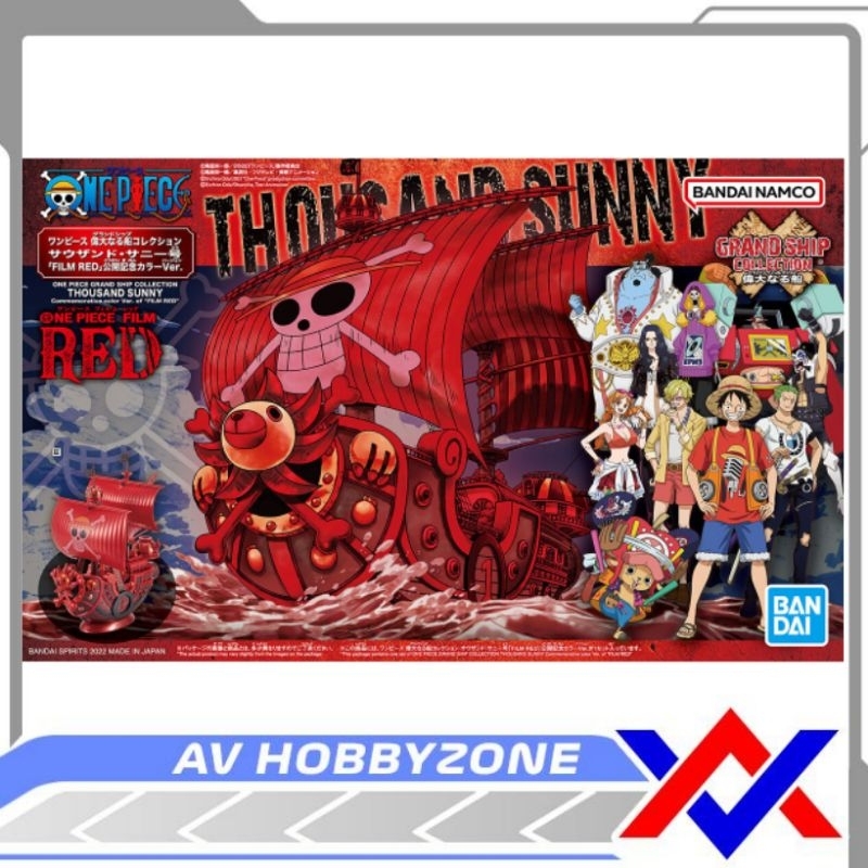 Jual One Piece Plamo Thousand Sunny Grand Ship Red Ver Bandai | Shopee ...