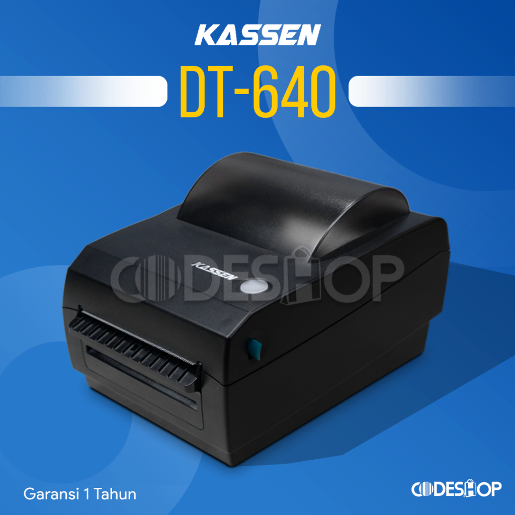 Jual Printer Barcode Kassen DT640 Cetak Label Direct Thermal Auto ...