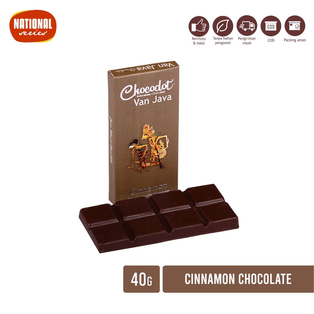 Jual Coklat Chocodot Van Java Series Cinnamon 30g | Shopee Indonesia