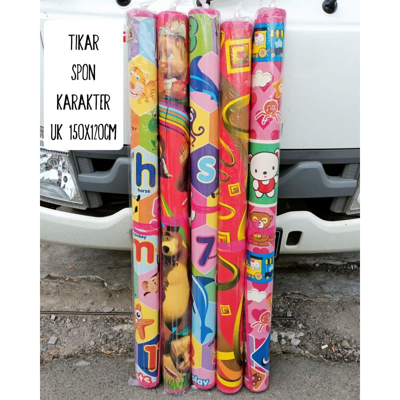 Jual TIKAR MOTIF 120X150CM KARTUN SPONS TEBAL | Shopee Indonesia