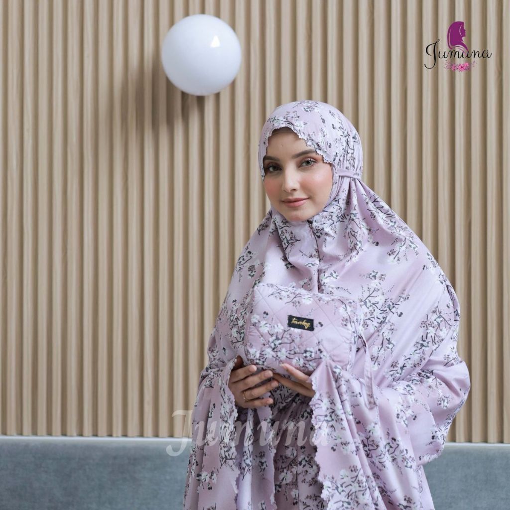 Jual Jumuna - Mukena Travelling Laser Cut Motif Floretta, Lindsay ...