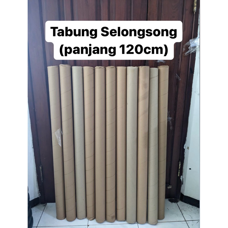 Jual Paper Tube Selongsong 120cm untuk Kertas Foto Poster Stiker / Kardus Paper Core Sticker ...