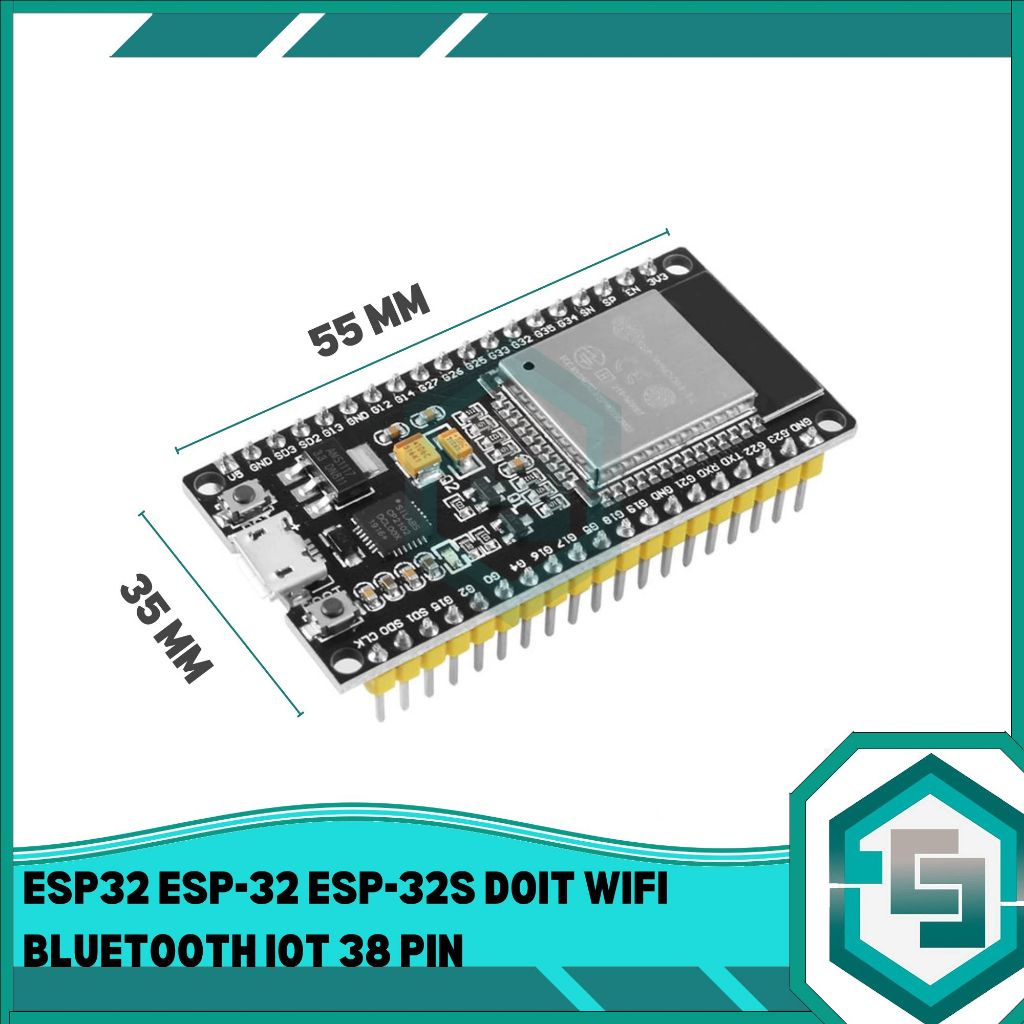 Jual ESP32 ESP-32 ESP-32S DOIT WIFI BLUETOOTH IOT 38 PIN | Shopee Indonesia