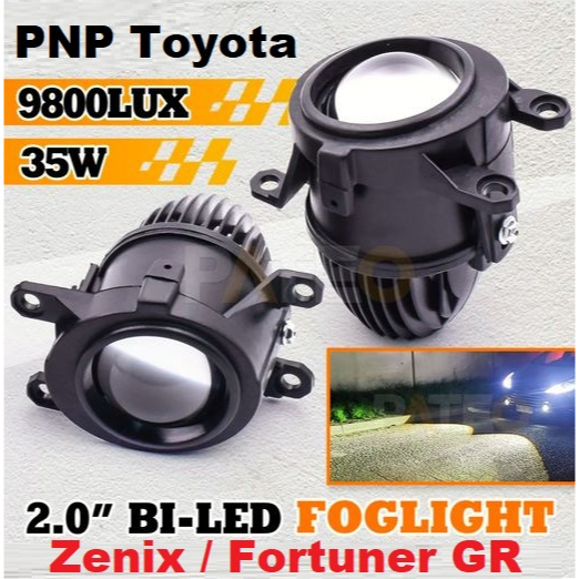 Jual BILED FOGLAMP 2 INCH projector Lampu kabut fog lamp mobil Q8 45 ...