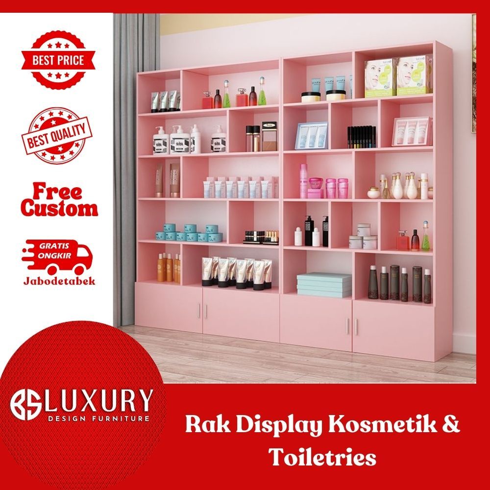 Jual Rak Display Produk Kosmetik & Toiletries Rak Multiplek Premium ...