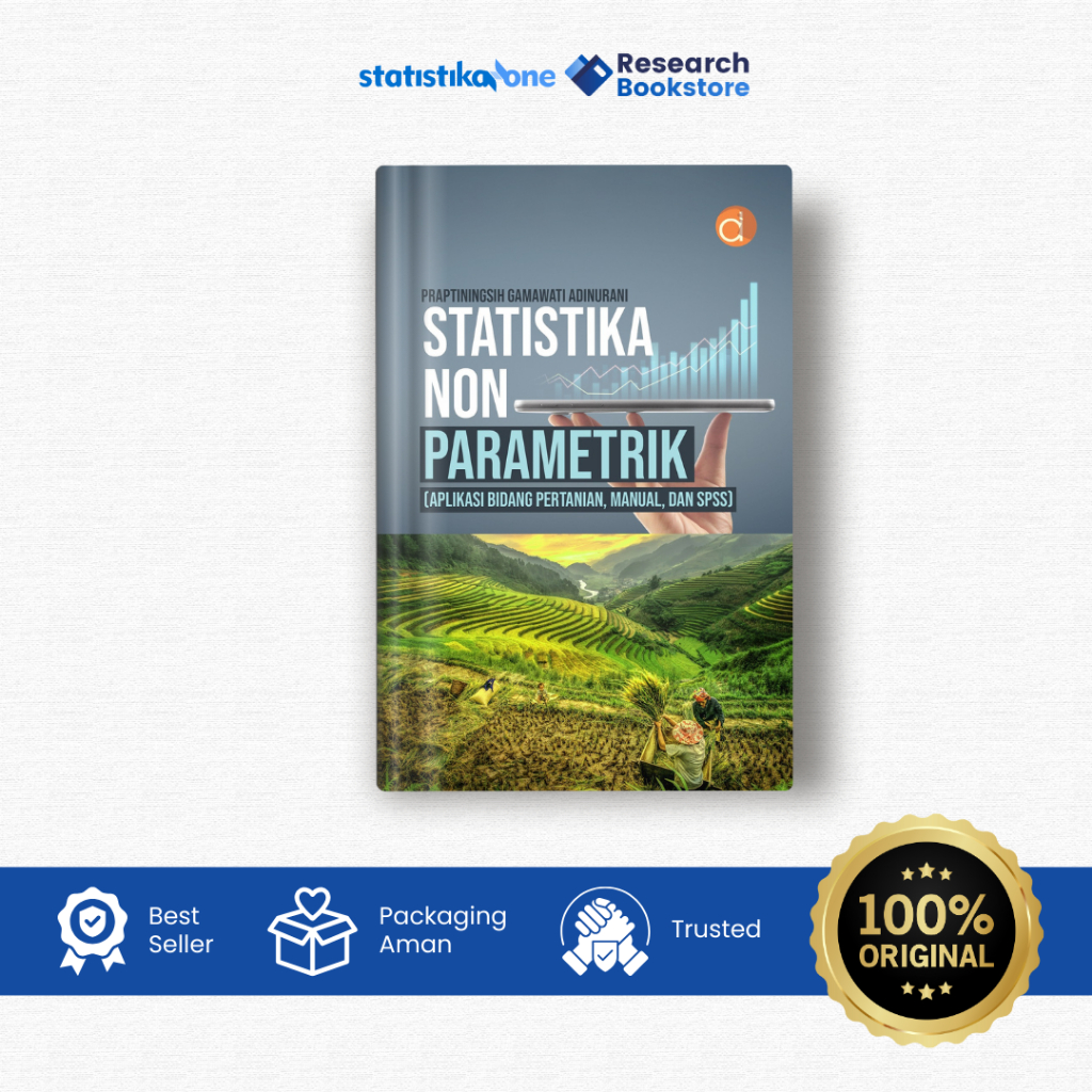 Jual BUKU STATISTIK NON PARAMETRIK PENGHITUNGAN STATISTIKA NONPARAMETRIK MANUAL DAN SPSS ...