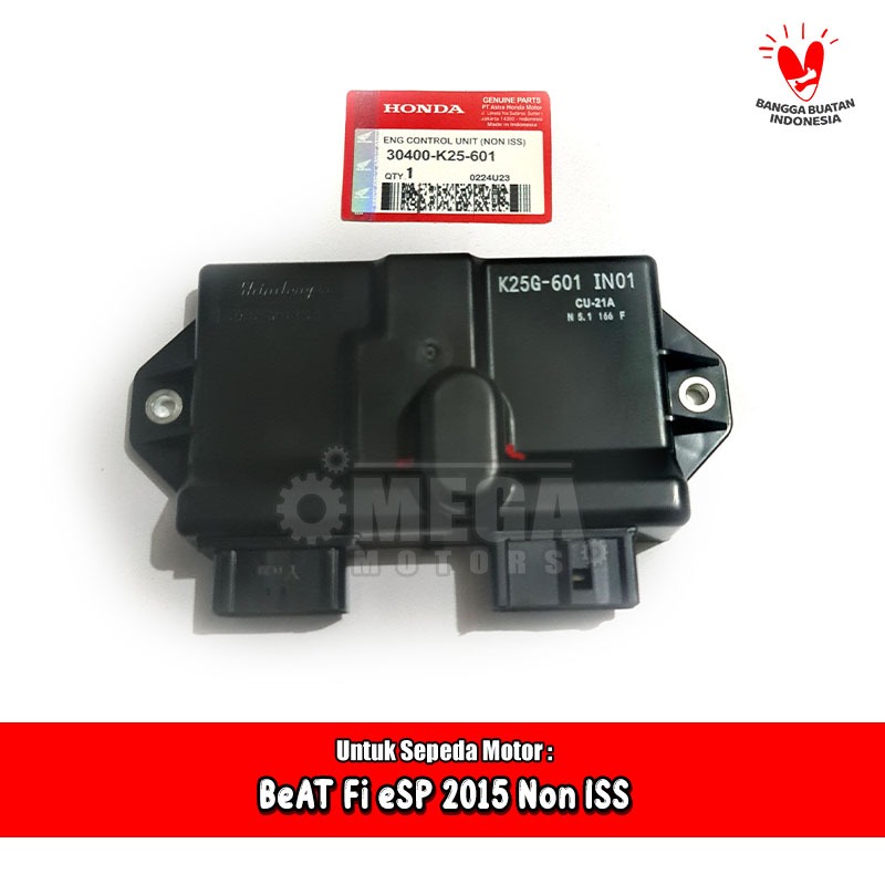 Jual Ecu Ecm Cdi K25 601 Honda BeAT Fi Pop Scoopy Fi eSP Non ISS Idling ...