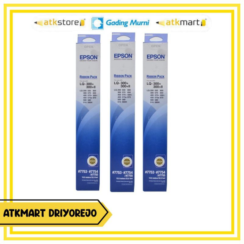 Jual EPSON RIBBON PACK ORIGINAL 7755 LX-300 - REFILL PITA PRINTER ...