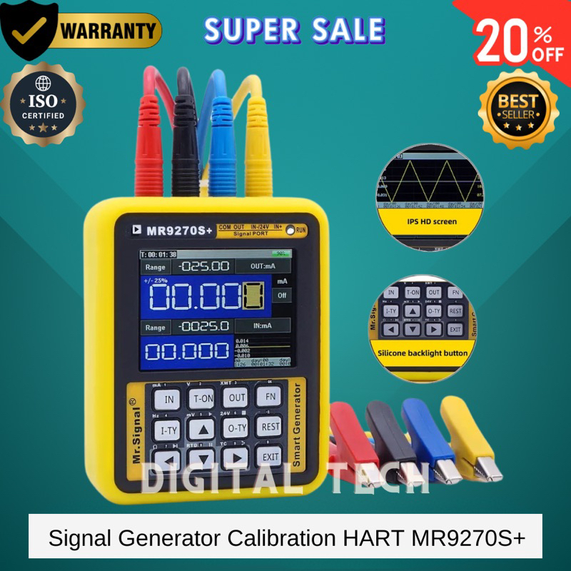 Jual Signal Generator Calibration HART MR9270S+ MrSignal 4-20mA Current ...