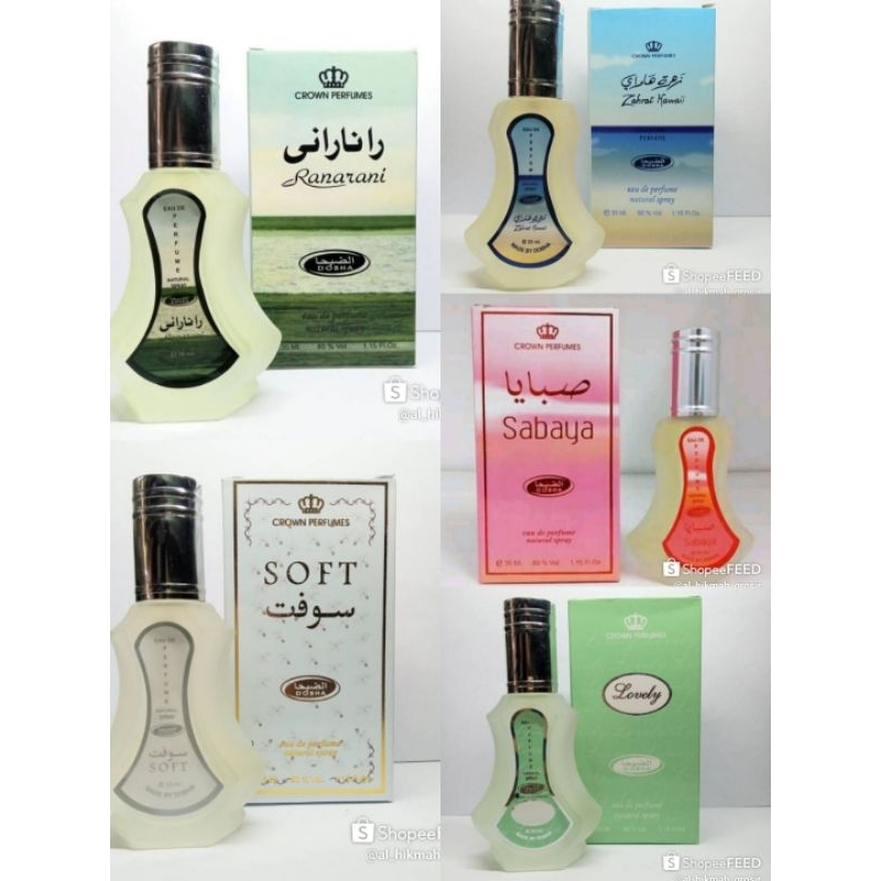 Jual parfum sepray 35 ml aroma varian wanita Eau de parfume | Shopee ...