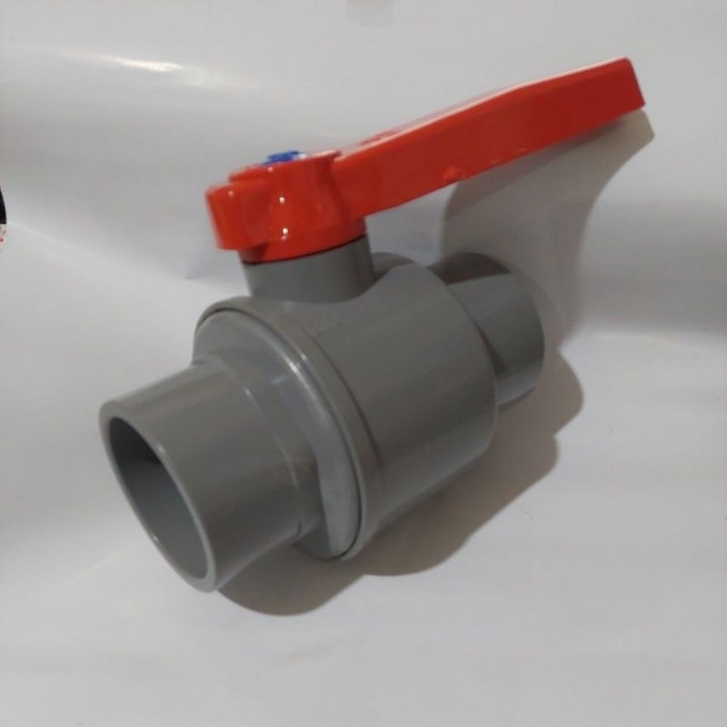 Jual Ball Valve PVC 2-1/2" KDJ Stop Kran plastik 2,5 inch Polos Taiwan | Shopee Indonesia