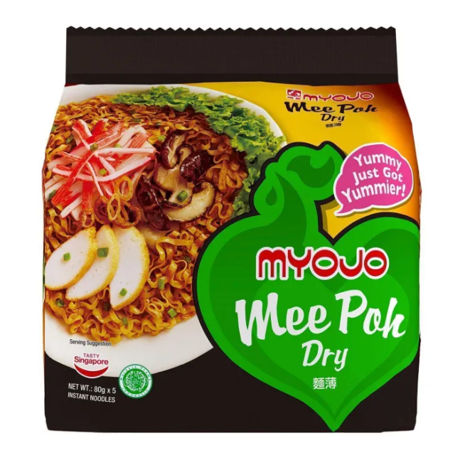 Jual Myojo Mee Poh Dry Noodle 5 X 80G (1 PACK ISI 5PCS) | Shopee Indonesia