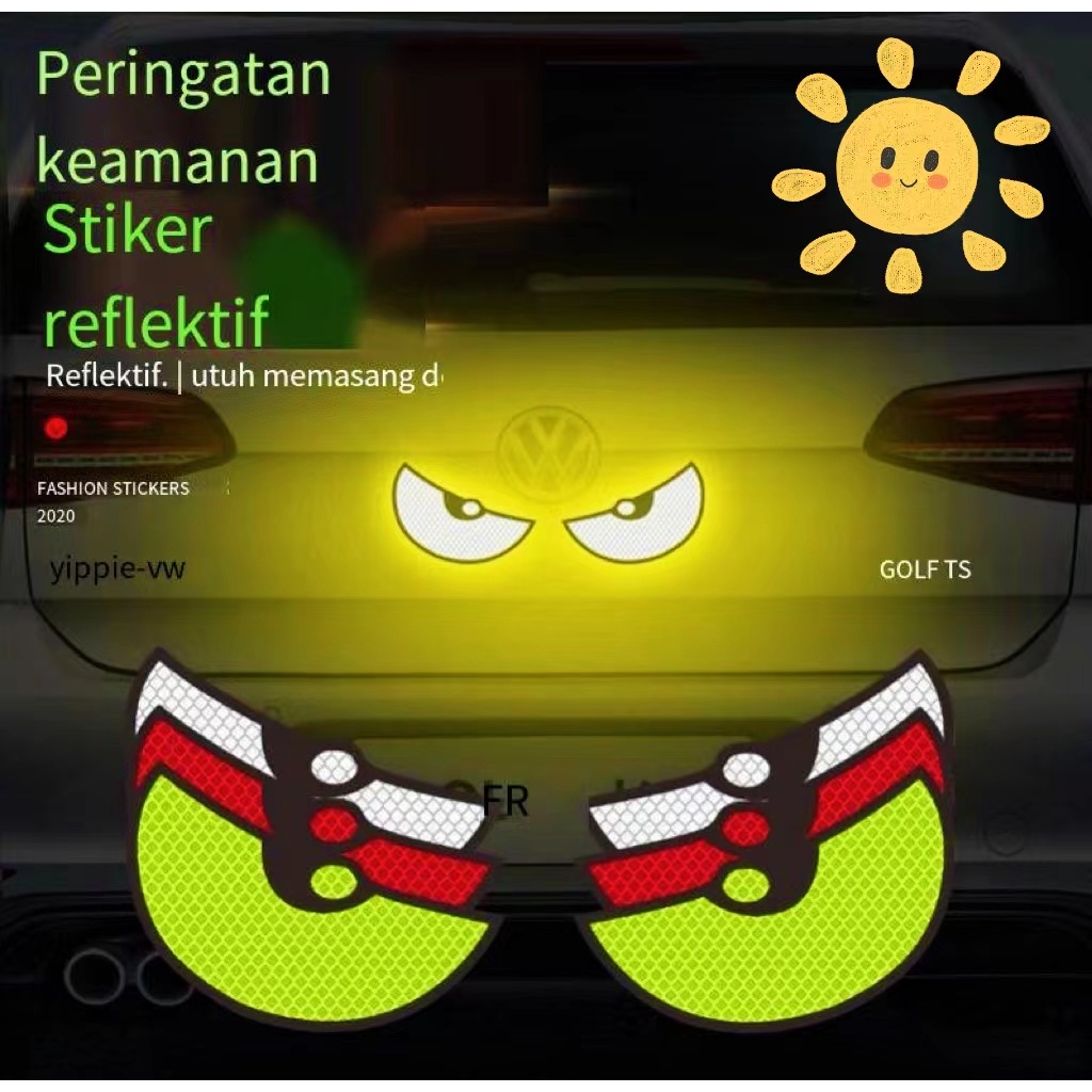 Jual Stiker Bumper/Stickers/Logos EmblemsTiga /Dimensi Stiker Dekorasi ...