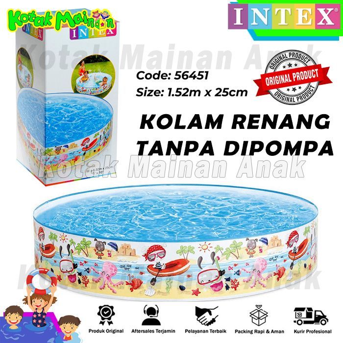 Jual Kolam Anak Intex Kolam Renang intex Tanpa Pompa 56451 152cm ...