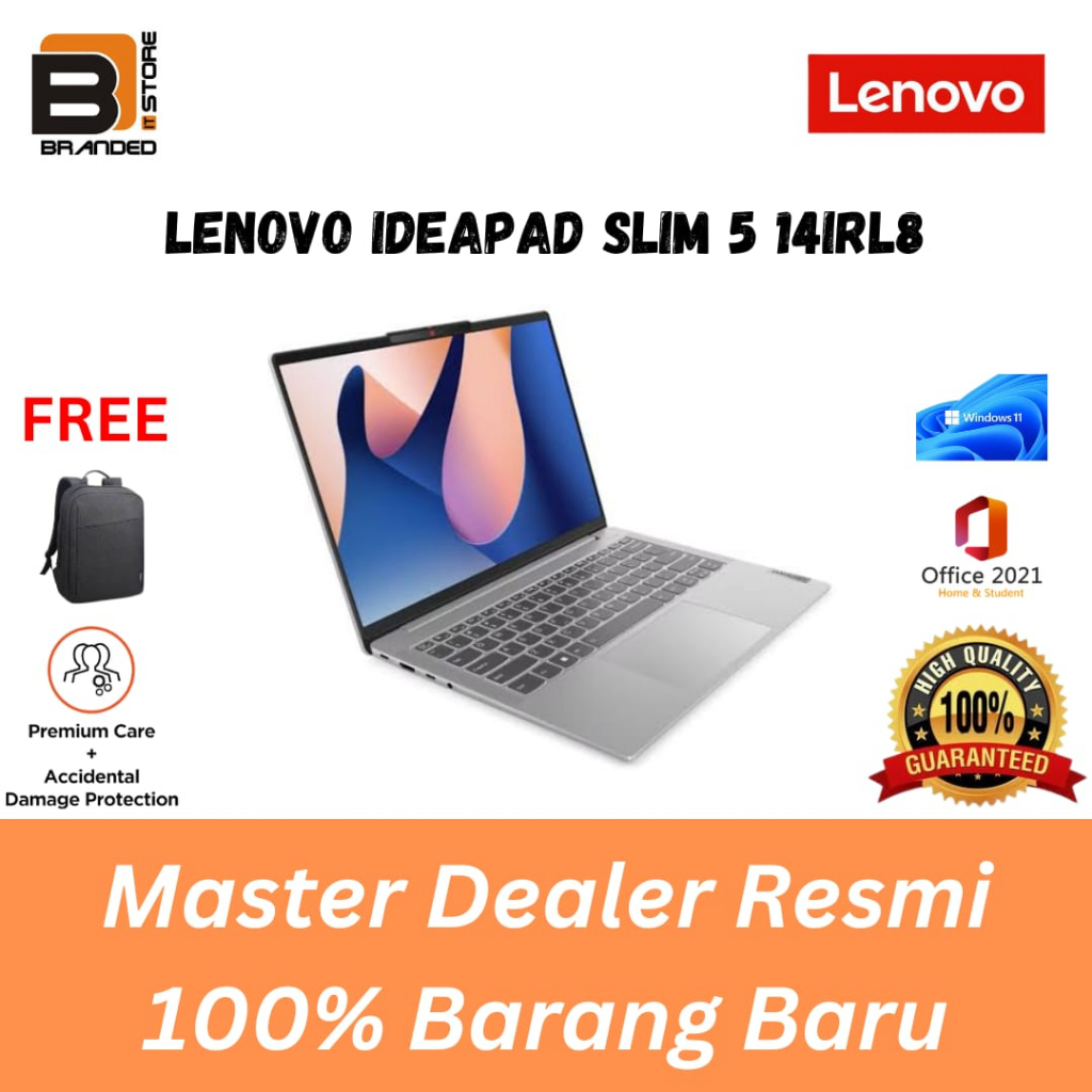 Jual Lenovo Ideapad Slim 5 14IRL8 2PID 2QID i7-13620H 16GB SSD 512GB 14 ...