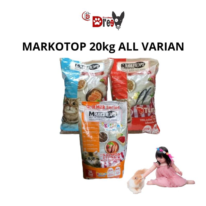 Jual markotops all varian 20kg ( makanan kucing ) | Shopee Indonesia