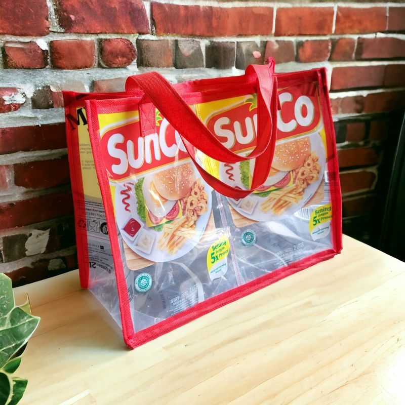 Jual Tas belanja unik tas plastik daur ulang | Shopee Indonesia