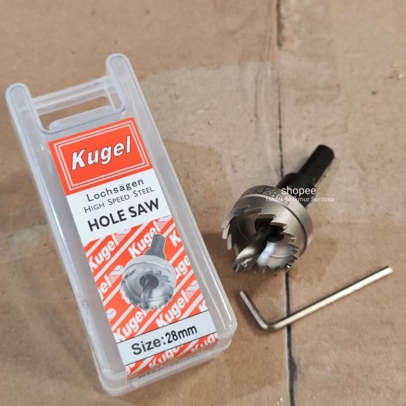 Jual Mata Bor Hole Saw HSS Kugel 28mm - Alat Pelubang Lubang Besi 28 mm ...
