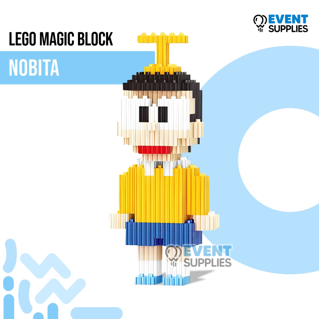 Jual Lego Magic Block Doraemon Box Besar Nano Toys Balok Susun Kartun ...