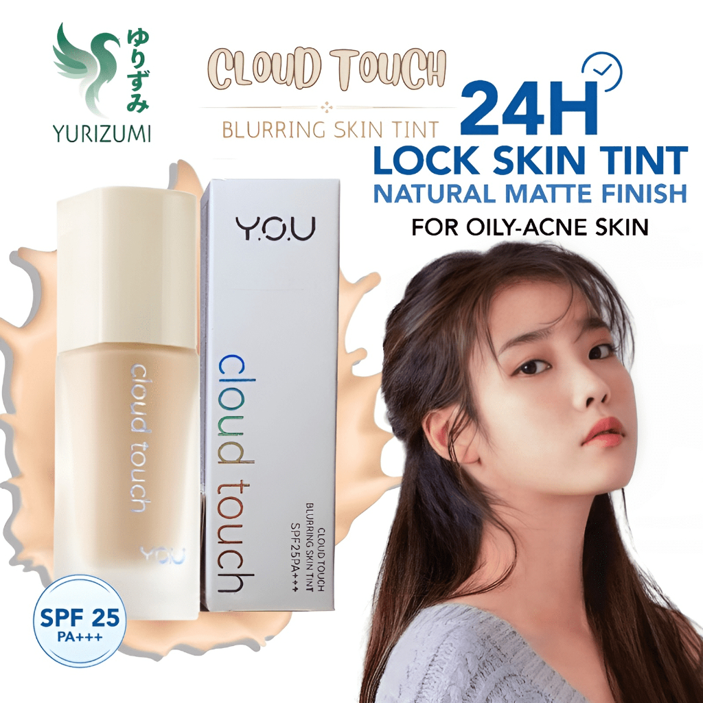 Jual YURIZUMI X YOU Cloud Touch Blurring Skin Tint Liquid Foundation ...