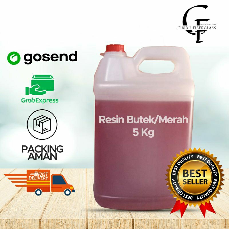 Jual PROMO TOKO BARU/Resin Merah 5 Kg / Resin Butek 5 kg / Resin ...
