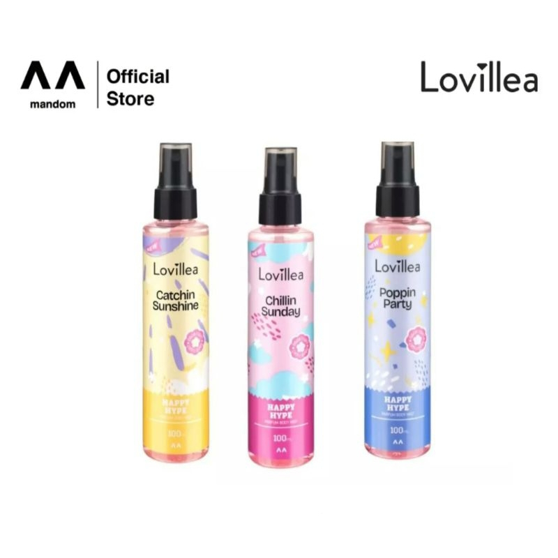 Jual LOVILLEA Happy Hype Parfum Body Mist 100ml - Parfum Lovillea ...