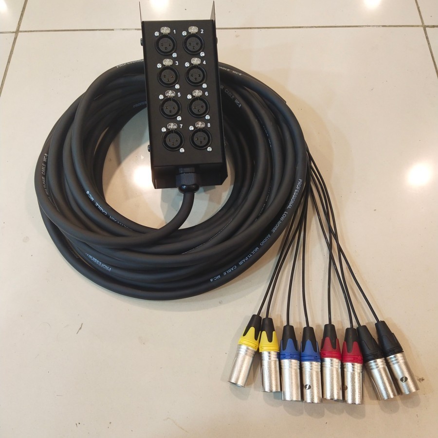 Jual Snake Kabel 8ch Komplit + Stage Box Merek STX Panjang 15 Meter | Shopee Indonesia