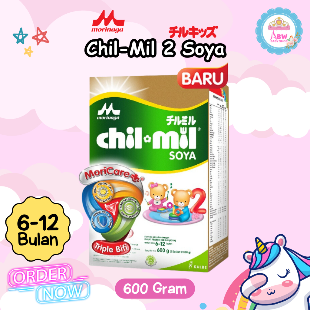 Jual Chil Mil 2 Soya 600g Morinaga Moricare+ Triple Bifi Susu Formula ...