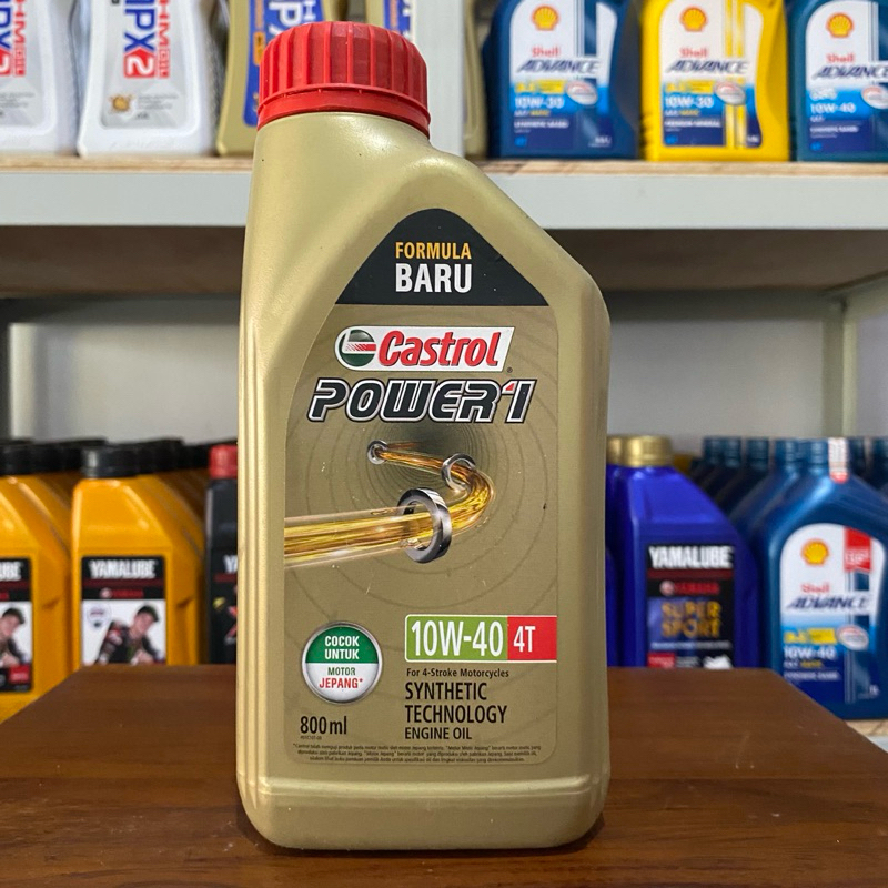 Jual OLI CASTROL POWER 1 0,8L SAE 10W-40 ORIGINAL | Shopee Indonesia