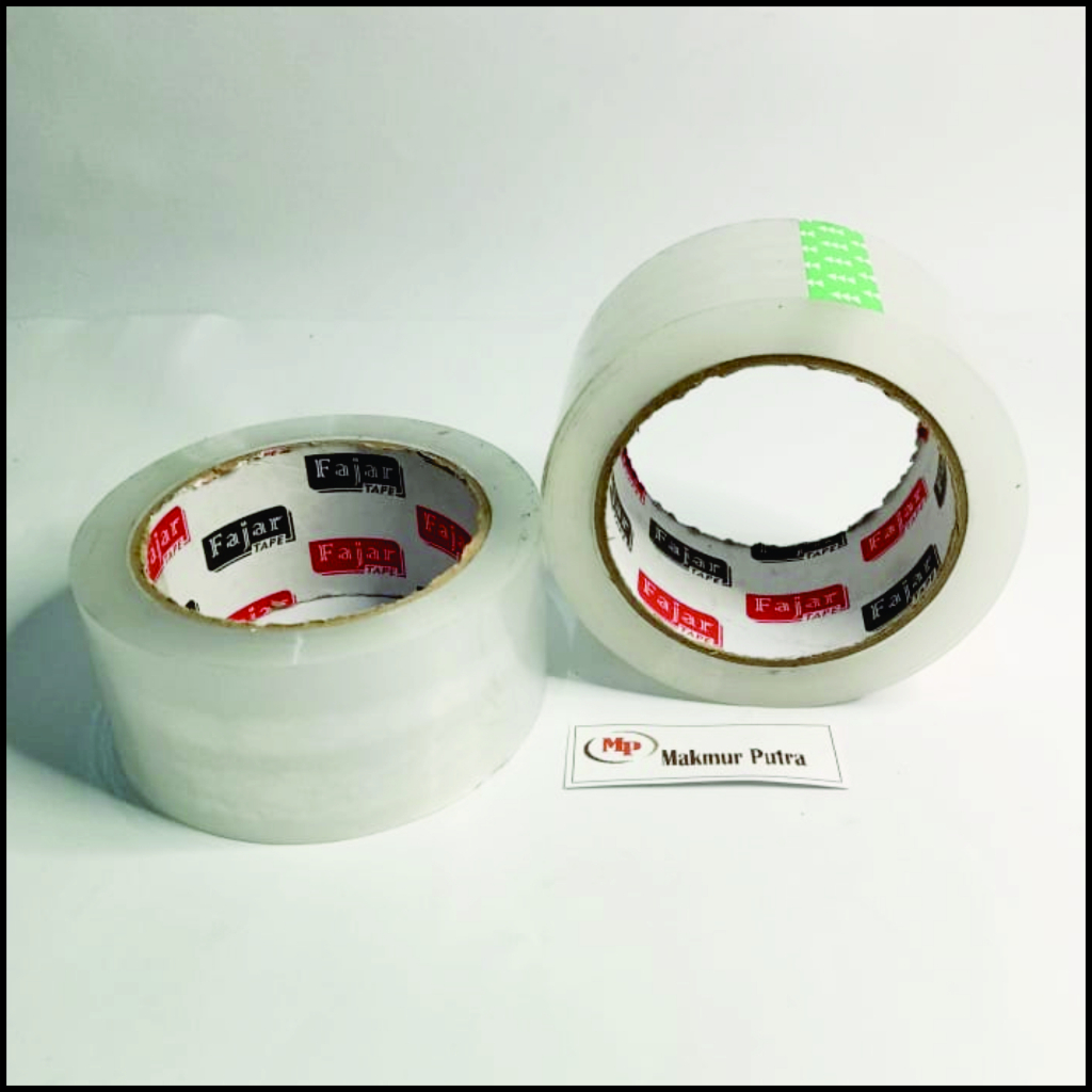 Jual LAKBAN ISOLASI BENING 48 MM X 100 YARD FAJAR TAPE ORIGINAL ASLI ...