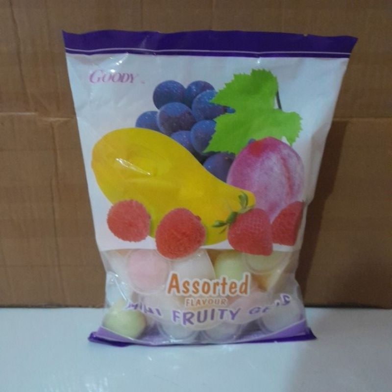 Jual GOODY JELLY MINI FRUITY GELS ASSORTED FLAVOUR WITH NATA DE COCO ...