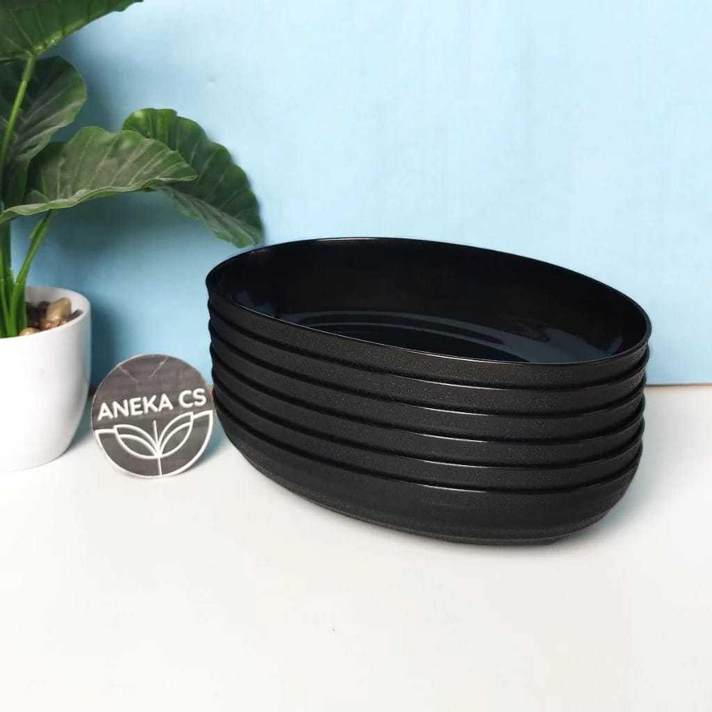 Jual Piring oval plastik 9.5 inch japan series-piring saji-piring ...