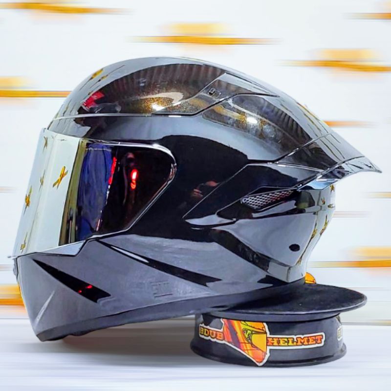 Jual Helm full face TTC | TT COURSE kbr paket ganteng | Shopee Indonesia