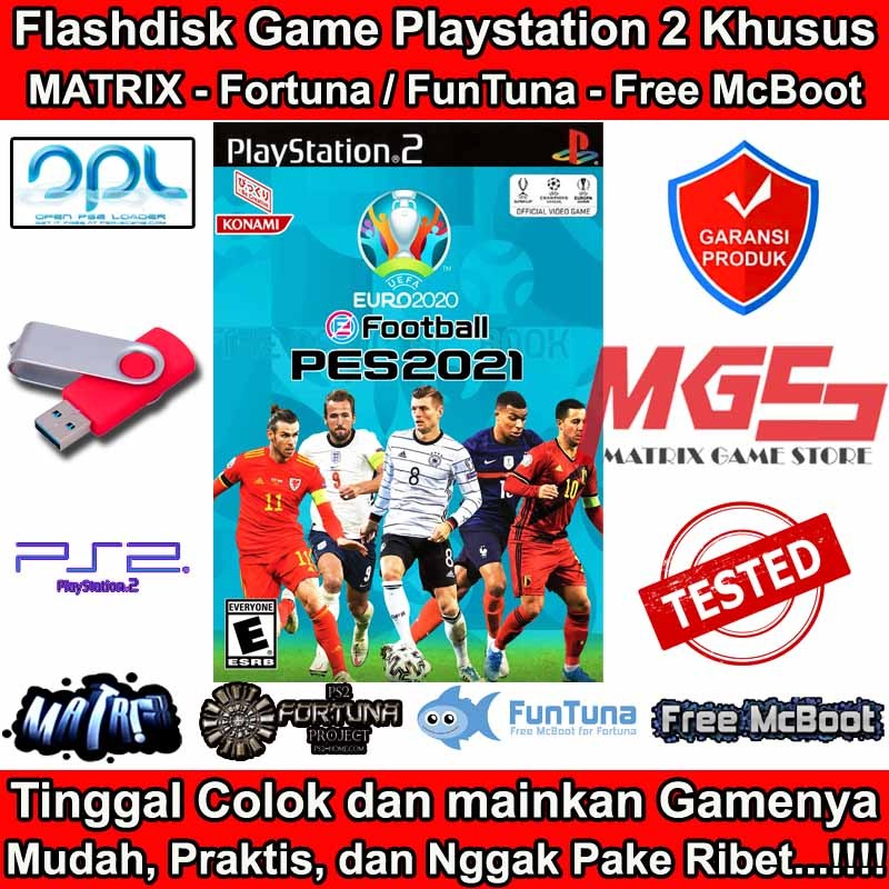 Jual Flashdisk Game PS2 PS 2 PES 2021 Euro 2020 Edition Final | Shopee ...