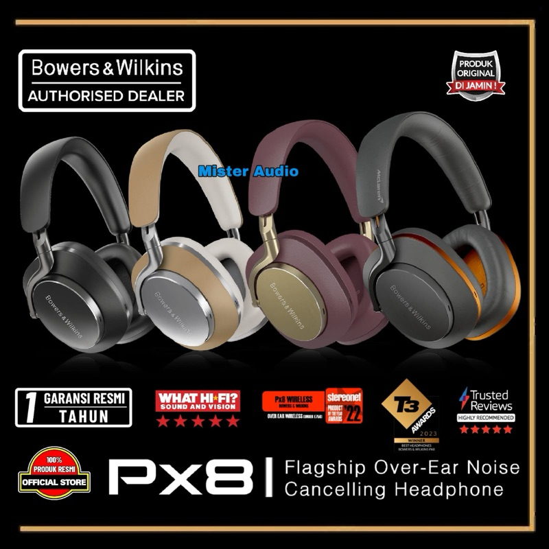 Jual Bowers & Wilkins B&W Px8 / Px 8 Flagship Over-Ear Noise-Canceling ...