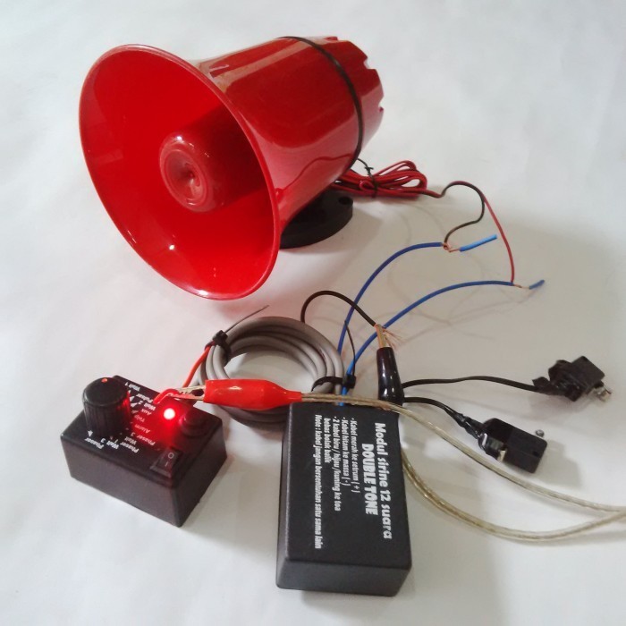 Jual modul toa 12 suara double tone dan toa sirine 25watt 8 ohm | Shopee Indonesia