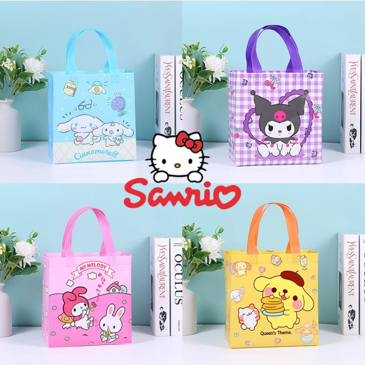 Jual GOODIE BAG KARAKTER SANRIO ANIMALS TAS KANTONG KAIN SOUVENIR ULANG ...