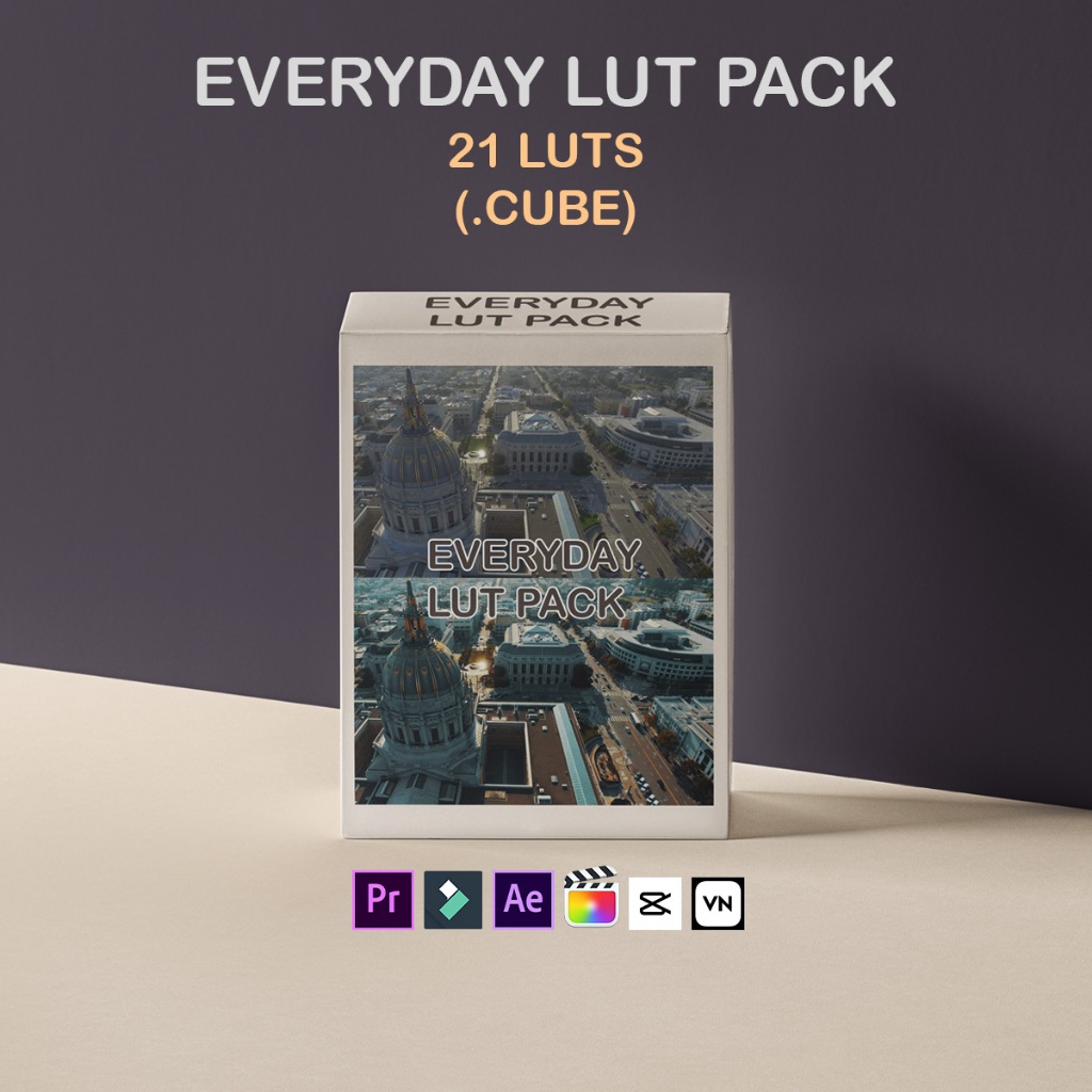 Jual Everyday Video LUT Pack Format CUBE LUTS Untuk VN, Capcut ...