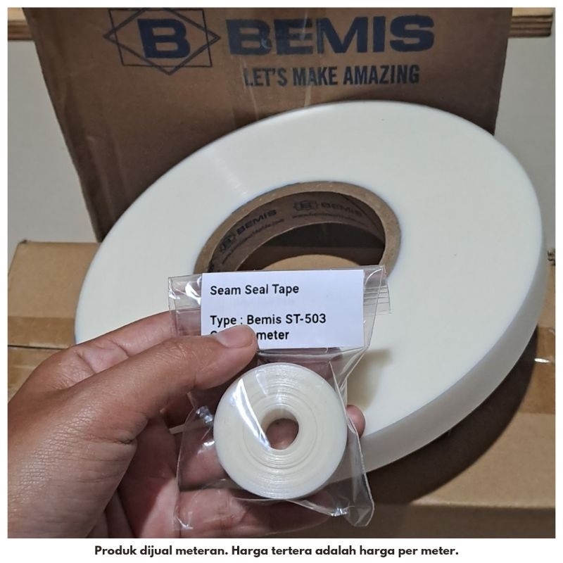 Jual Seam Seal Tape Waterproof / Penutup Jahitan - Bemis | Shopee Indonesia