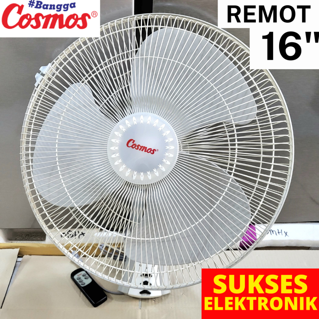 Jual Kipas Dinding COSMOS 16 In REMOT / Wall Fan Tembok REMOTE 16 Inch ...
