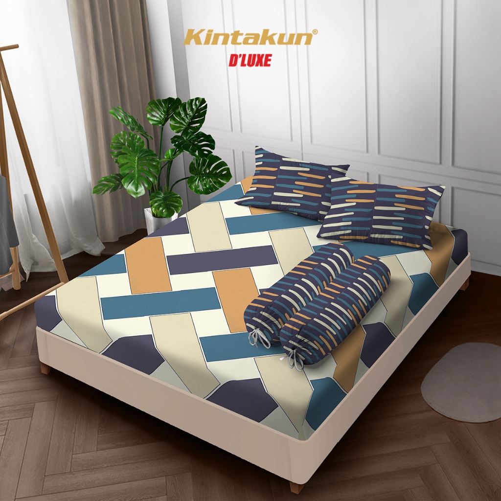 Jual Kintakun Sprei Set King Queen 160/180/200 Motif Nadhar Minimalis Dluxe Microfiber Tinggi ...