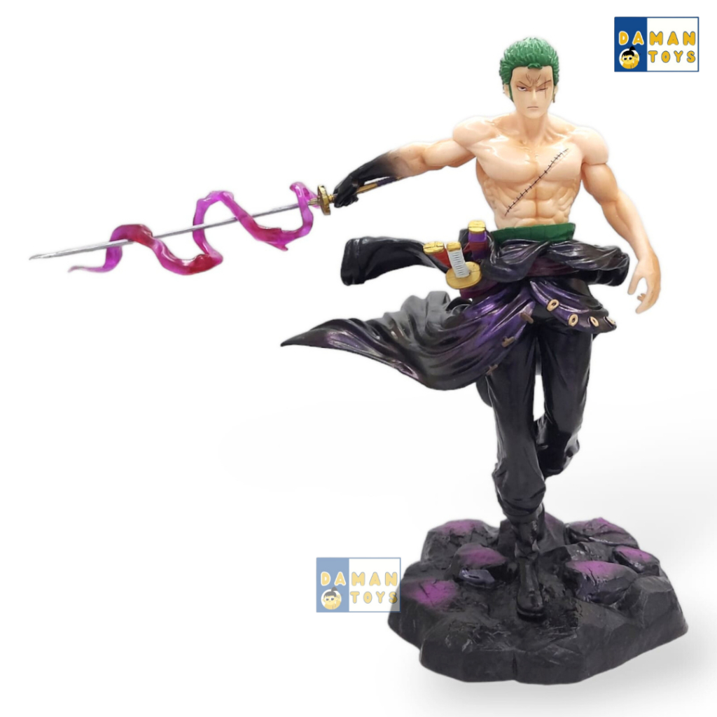 Jual One Piece Zoro Enma Haki Itoryu Action Figure Koleksi | Shopee ...