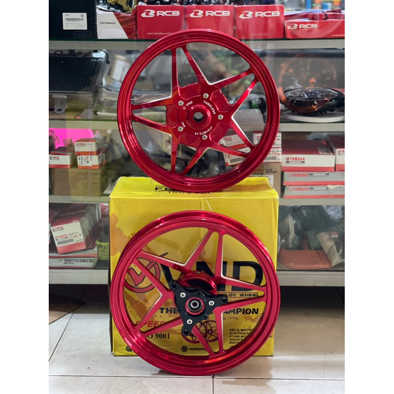 Jual New Velg VND V Speed Gen 1 dan Gen 2 model Star untuk VARIO 160 CBS / AEROX / Mio / Mio m3 ...