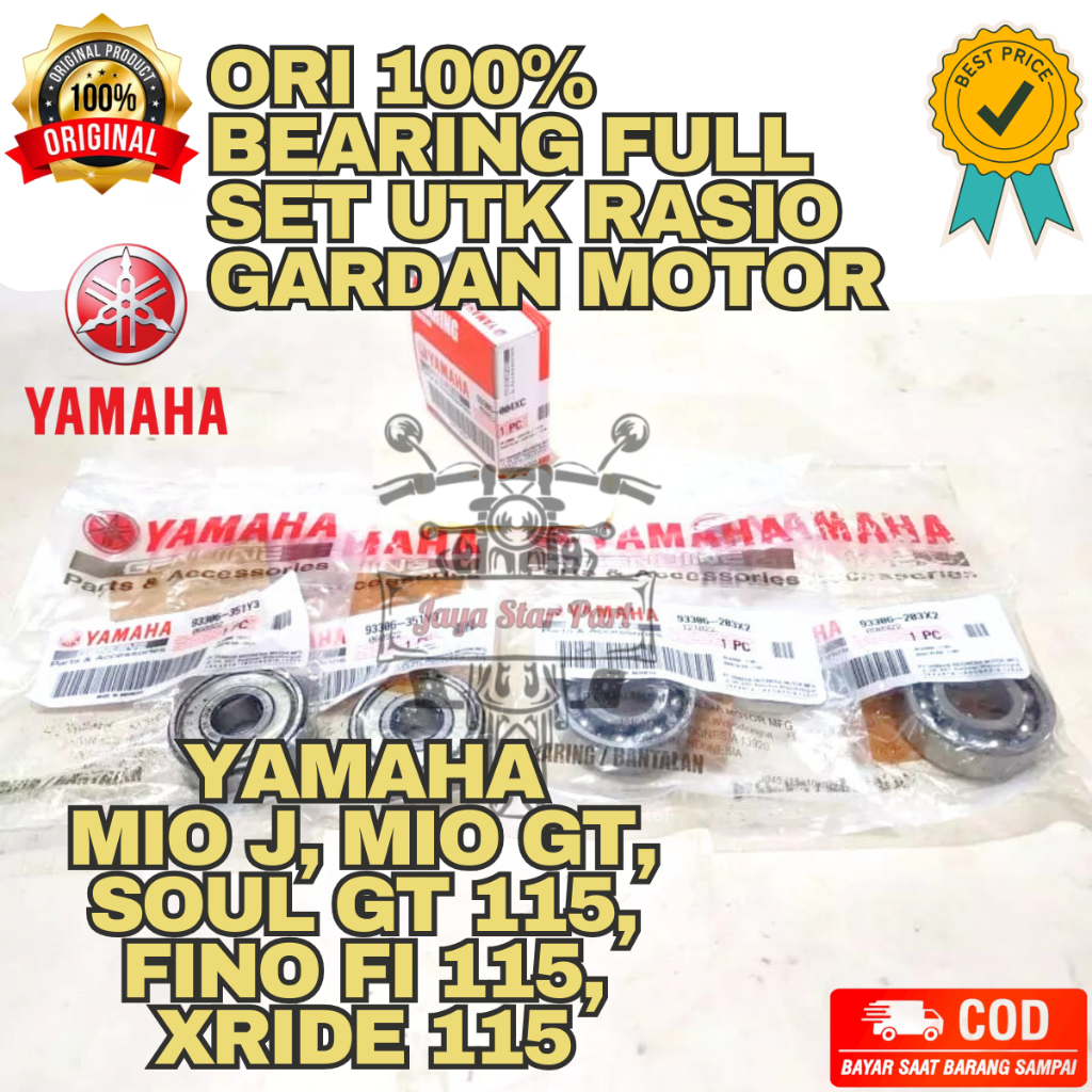 Jual ORIGINAL YAMAHA KODE 54P BERING BEARING LAHER RASIO GARDAN ...